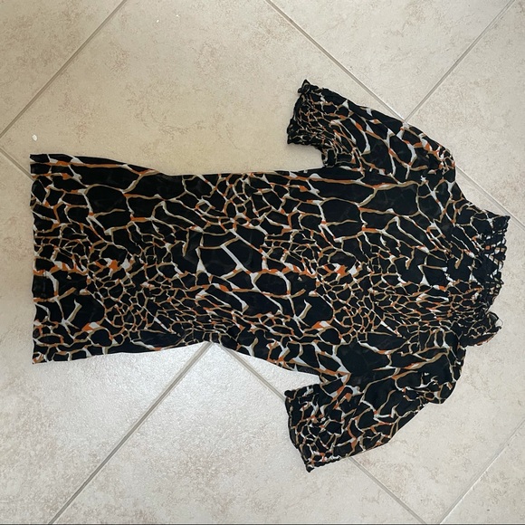 Zara | Tops | Zara Geometric Mesh Top | Poshmark